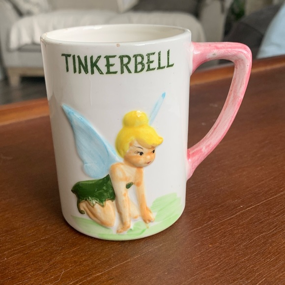 Disney | Kitchen | Tinkerbell Disney Souvenir Ceramic Mug 96s | Poshmark